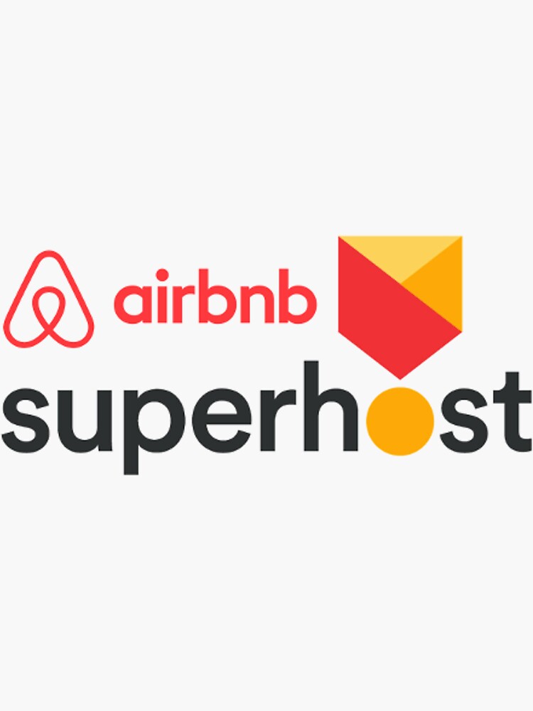 "Airbnb Superhost" Sticker by joshuanaaa | Redbubble