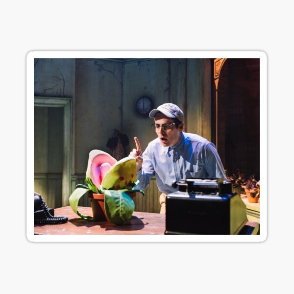 "Jonathan Groff Little Shop of Horrors Off Broadway" Sticker for Sale ...