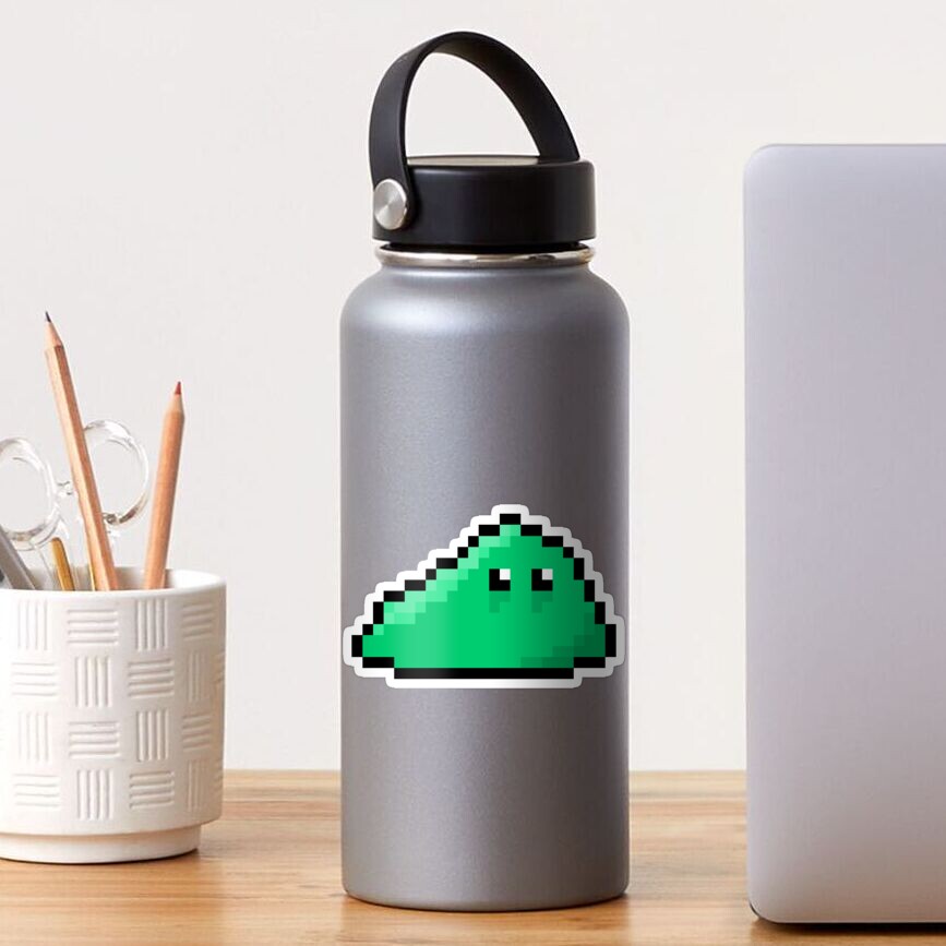 Pegatina «Cute Pixel Art Slime Sprite» de Pixel-Creations | Redbubble