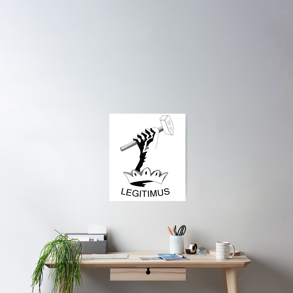 "Collins Legitimus Antique Axe Logo, Axe Label" Poster by ...