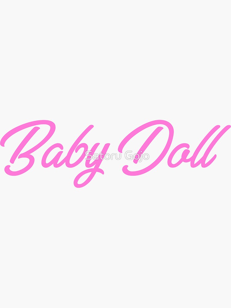 "Baby doll" Sticker for Sale by Pakuku | Redbubble