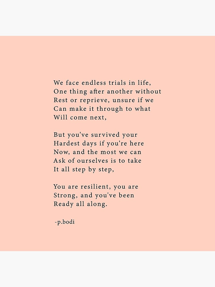 "P.Bodi Poetry Poem" Poster for Sale by P-Bod | Redbubble