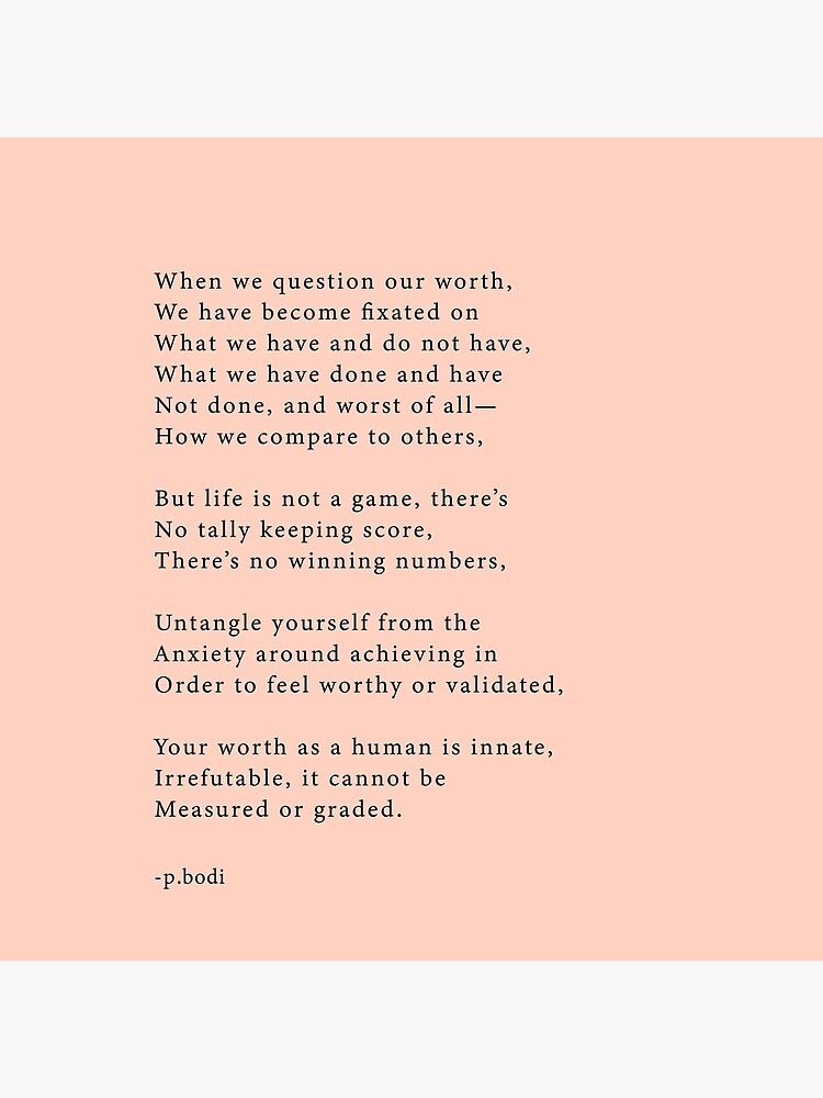 "P.Bodi Poetry Poem" Poster by P-Bod | Redbubble