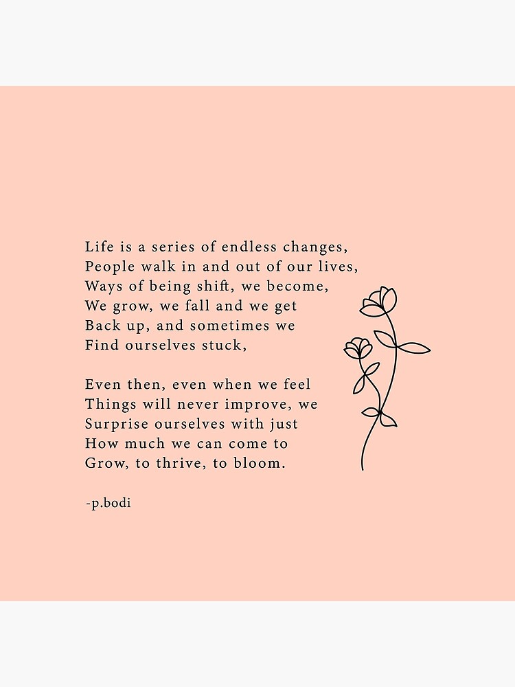 "P.Bodi Poetry Poem" Poster for Sale by P-Bod | Redbubble