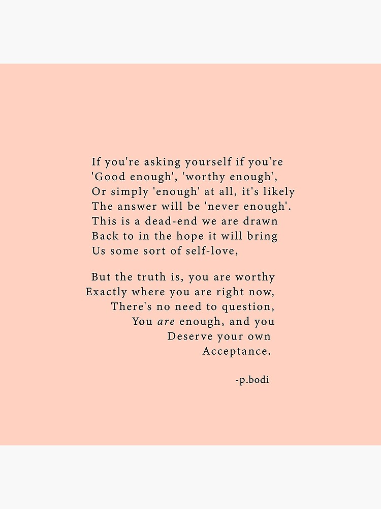 "P.Bodi Poetry Poem" Poster by P-Bod | Redbubble