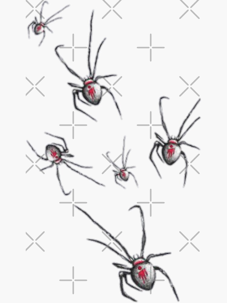 "spiders" Sticker for Sale by yntcd | Redbubble