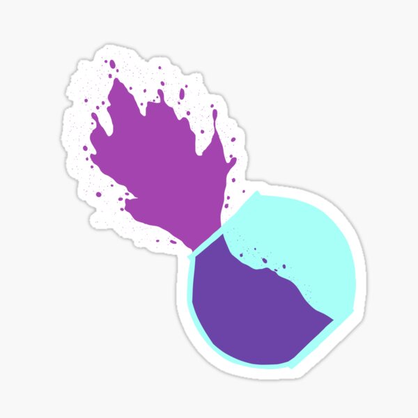 "spill" Sticker by Dino-draws | Redbubble