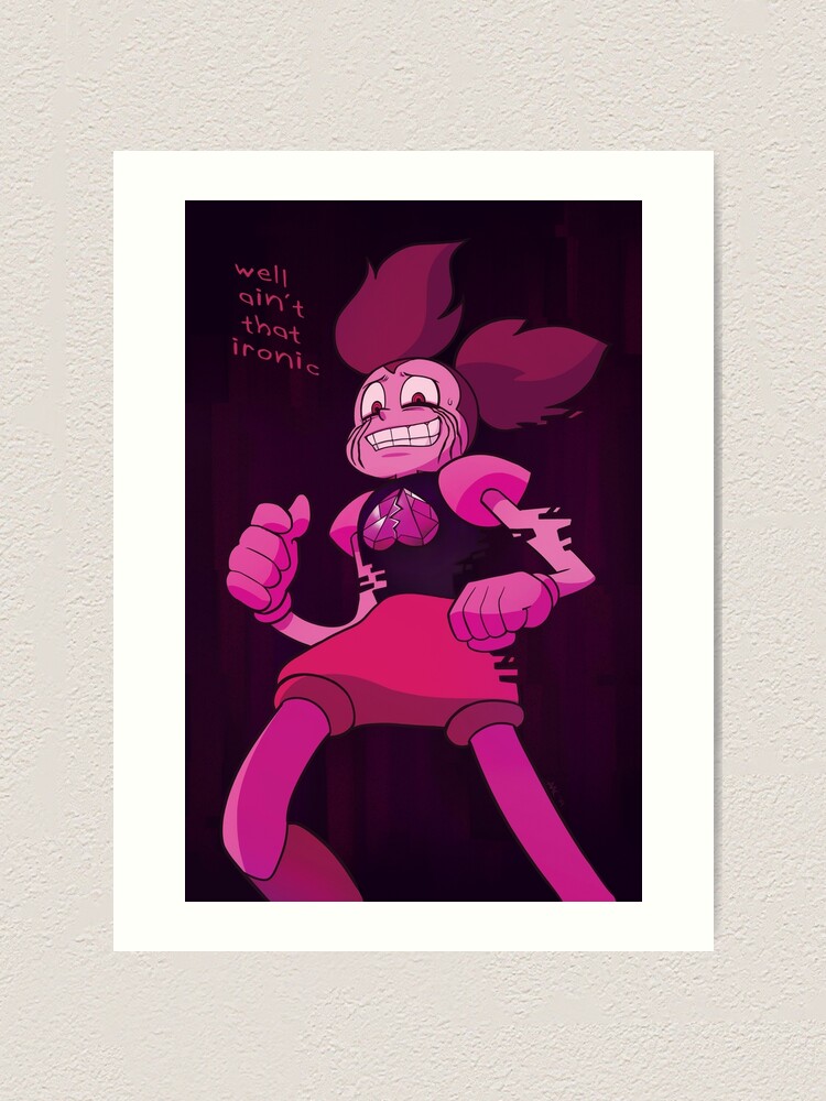 Spinel Cracked Gem Art Print For Sale By Saiscribbles Redbubble
