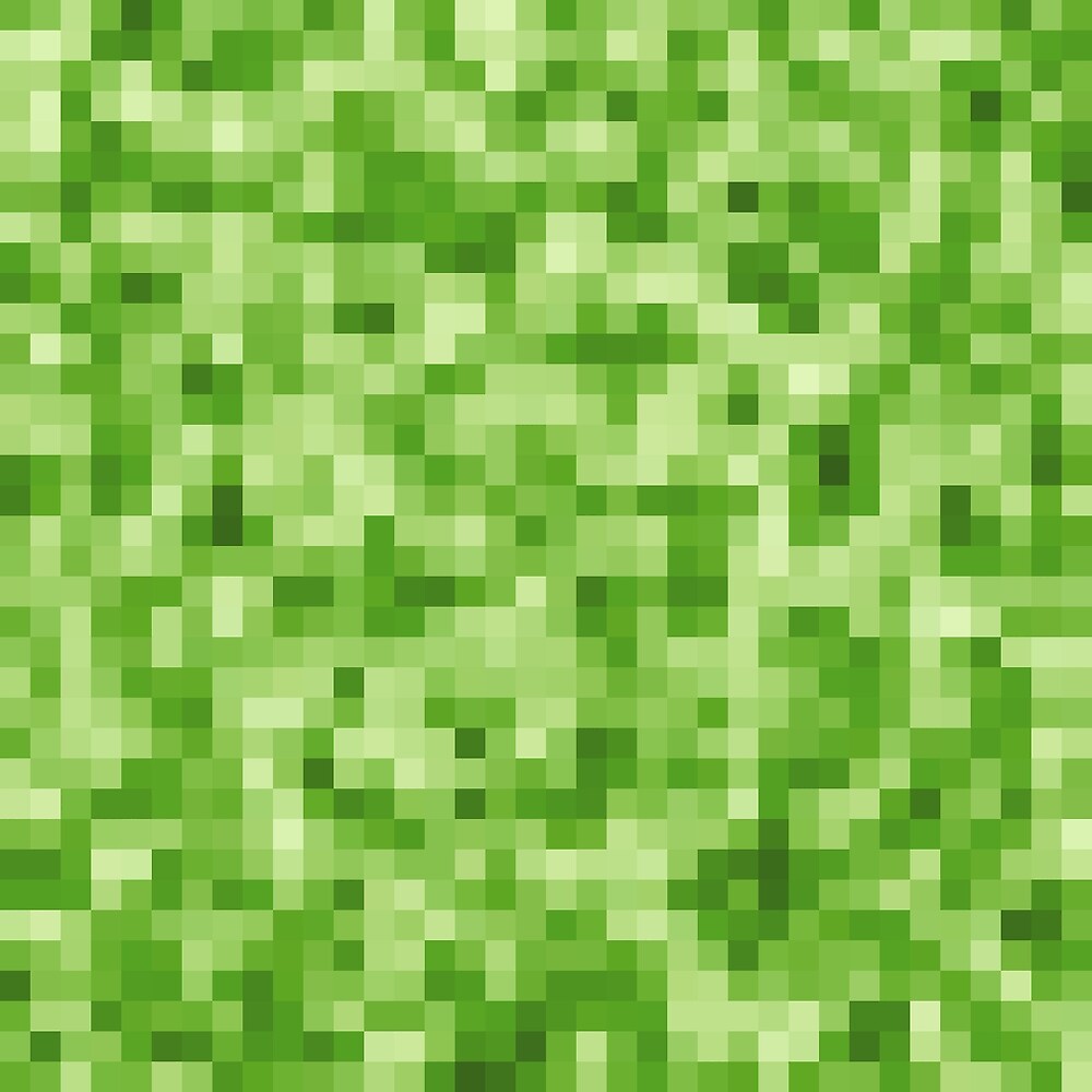 "Light Green Pixel Blocks for Video Game Fans" by 4Craig | Redbubble