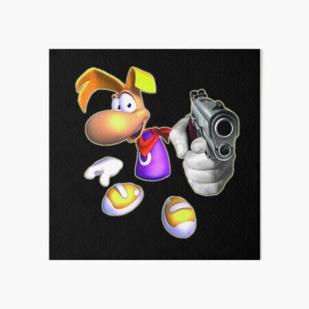 "Rayman with a Gun" Art Board Print for Sale by Rekked | Redbubble