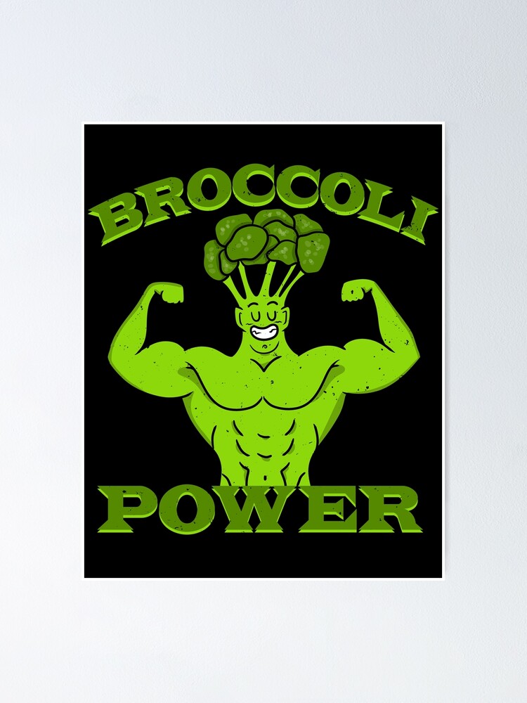 "Broccoli Power" Poster by absolemstudio | Redbubble
