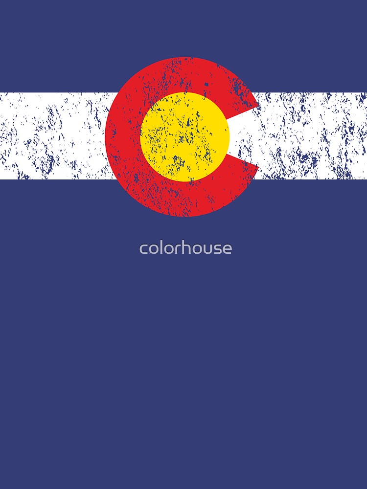 "Vintage Colorado Flag" T-shirt for Sale by colorhouse | Redbubble ...