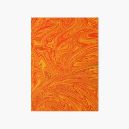"Trippy orange design " Art Board Print by 66669420 | Redbubble