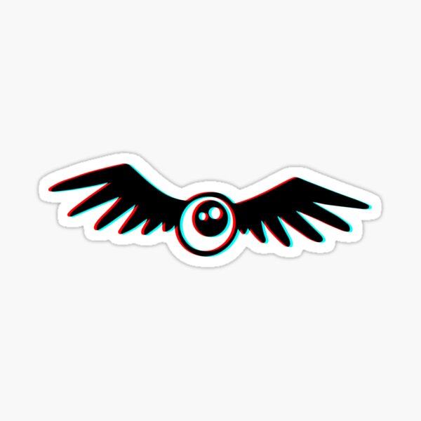 "Winged Eye - Open" Sticker for Sale by BLUV | Redbubble