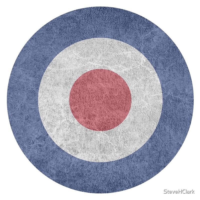 "RAF Roundel - Grunge Effect" by © Steve H Clark | Redbubble