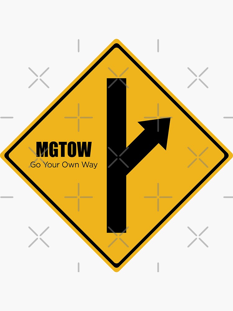 "MGTOW Sign" Sticker for Sale by BrianSmith84 | Redbubble