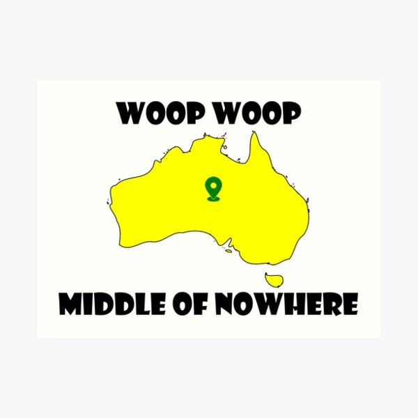 "Australian Slang "Woop Woop"" Art Print for Sale by ausiausiausi ...