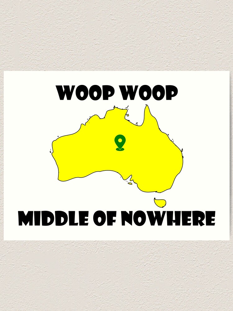 "Australian Slang "Woop Woop"" Art Print for Sale by ausiausiausi ...