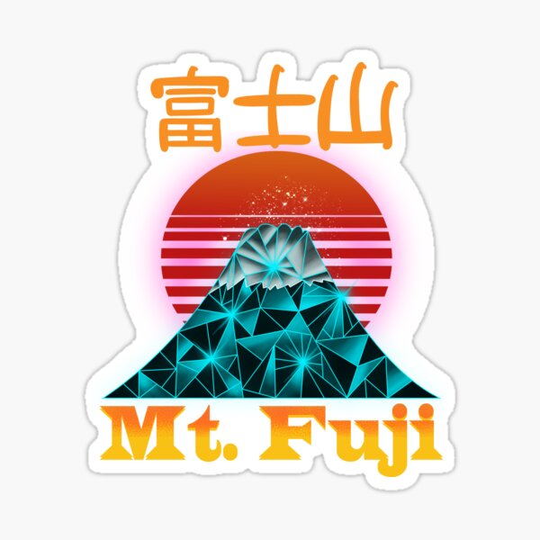 "Mt. Fuji" Sticker by absolemstudio | Redbubble