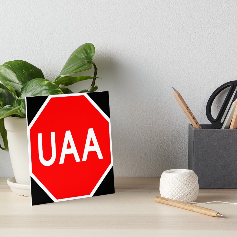 "Stop Codon Sign RNA UAA" Art Board Print by mwcannon | Redbubble
