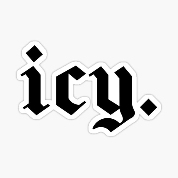 "Icy" Sticker for Sale by CinnamonCocaine | Redbubble