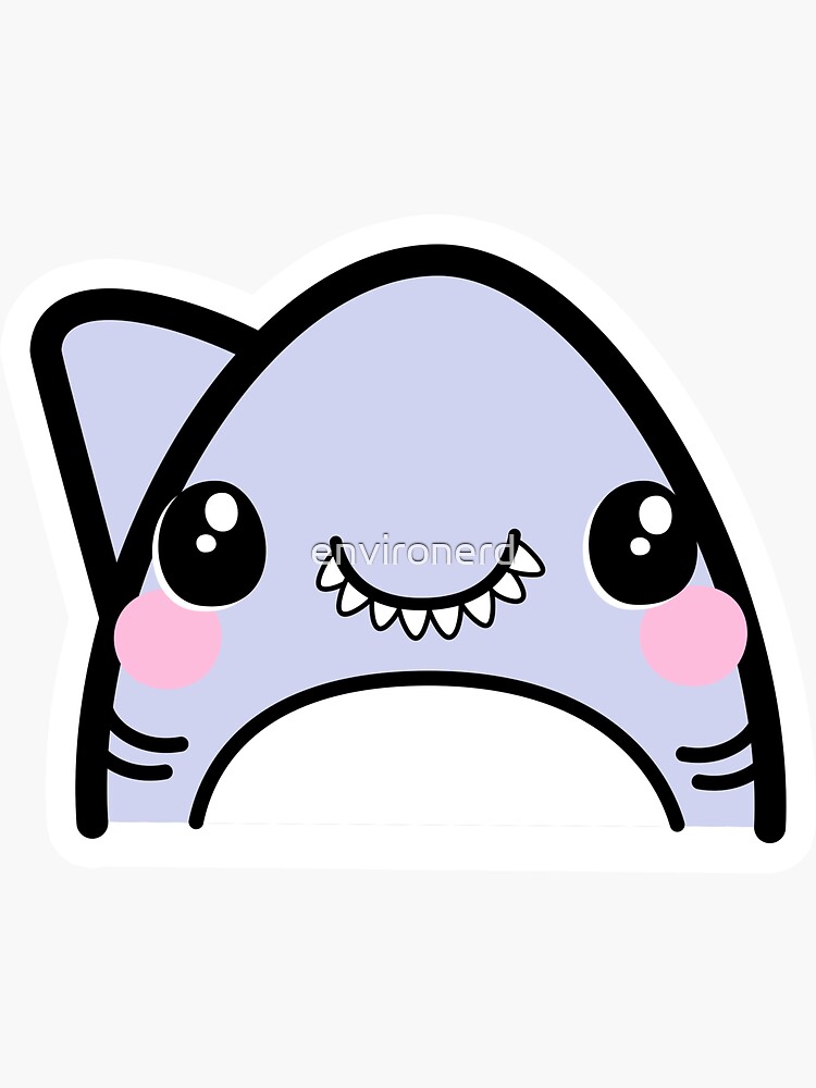 "Hai-Lächeln Emoji" Sticker von environerd | Redbubble