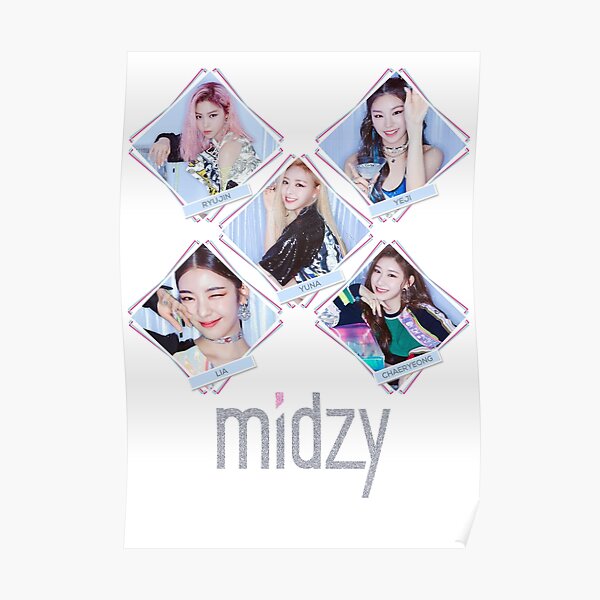 "ITZY - ICY MIDZY" Poster by 95amy | Redbubble
