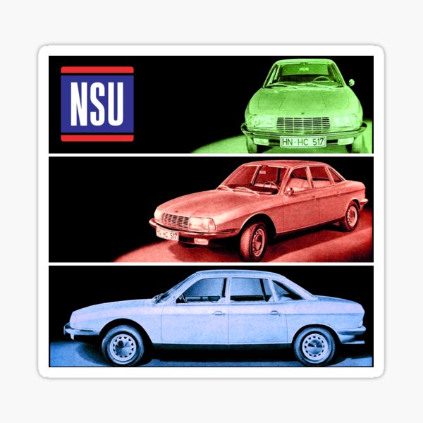 "NSU Ro80" Sticker by ThrowbackMotors | Redbubble