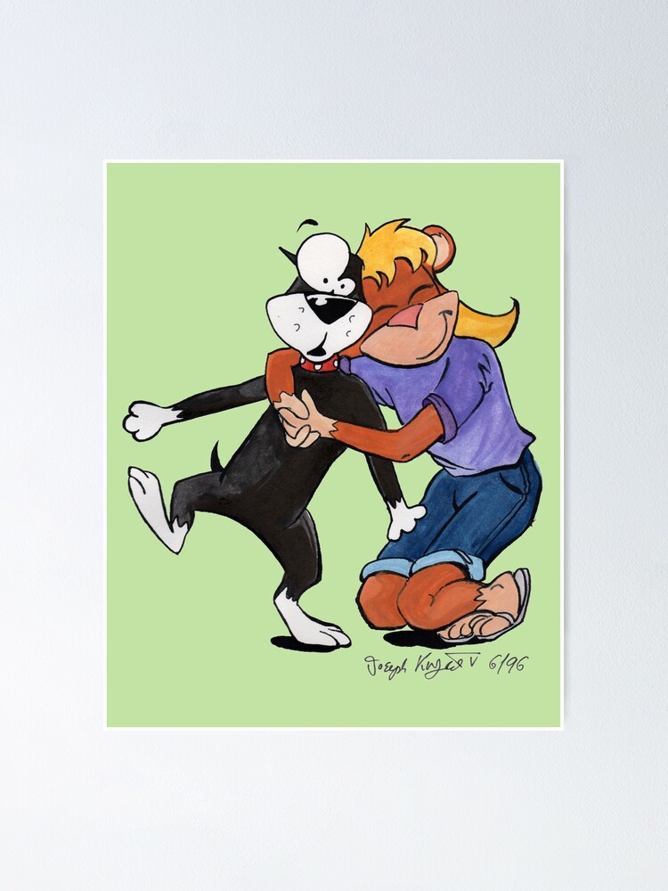 "Penny Hugs Butch Elsewhere" Poster for Sale by Joe5art | Redbubble