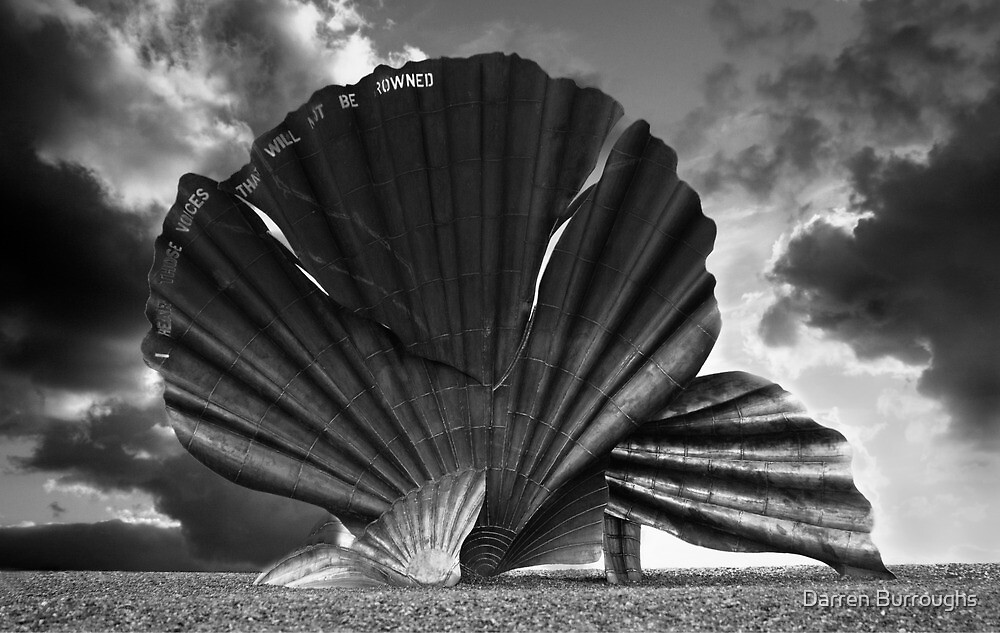 "Aldeburgh Scallop. Shell Sculpture." by Darren Burroughs | Redbubble
