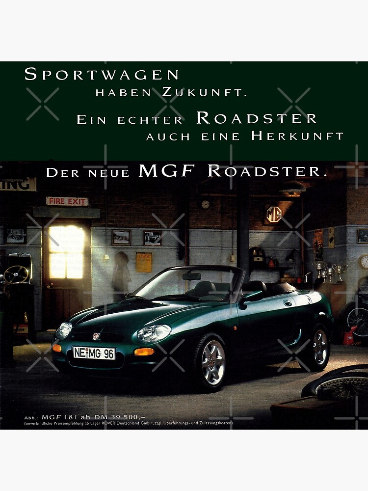 "MGF" Art Print by ThrowbackMotors | Redbubble