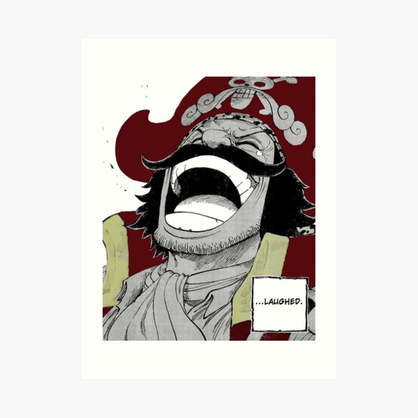 "Gol D Roger Laugh" Art Print for Sale by Ron91 | Redbubble