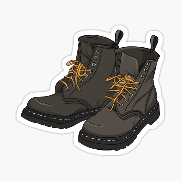 "BOOTS" Sticker by 32aquamarine | Redbubble
