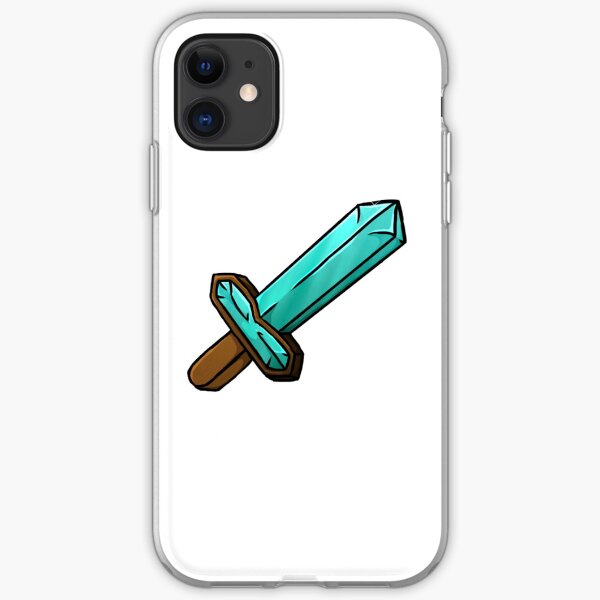 Diamond Minecraft Sword iPhone cases & covers | Redbubble