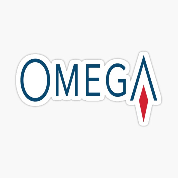 "OmegA Logo" Sticker by Quatrosales | Redbubble