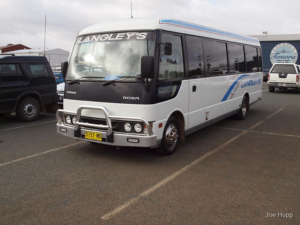 "Mitsubishi Rosa Deluxe Bus 5157MO" by Joe Hupp | Redbubble