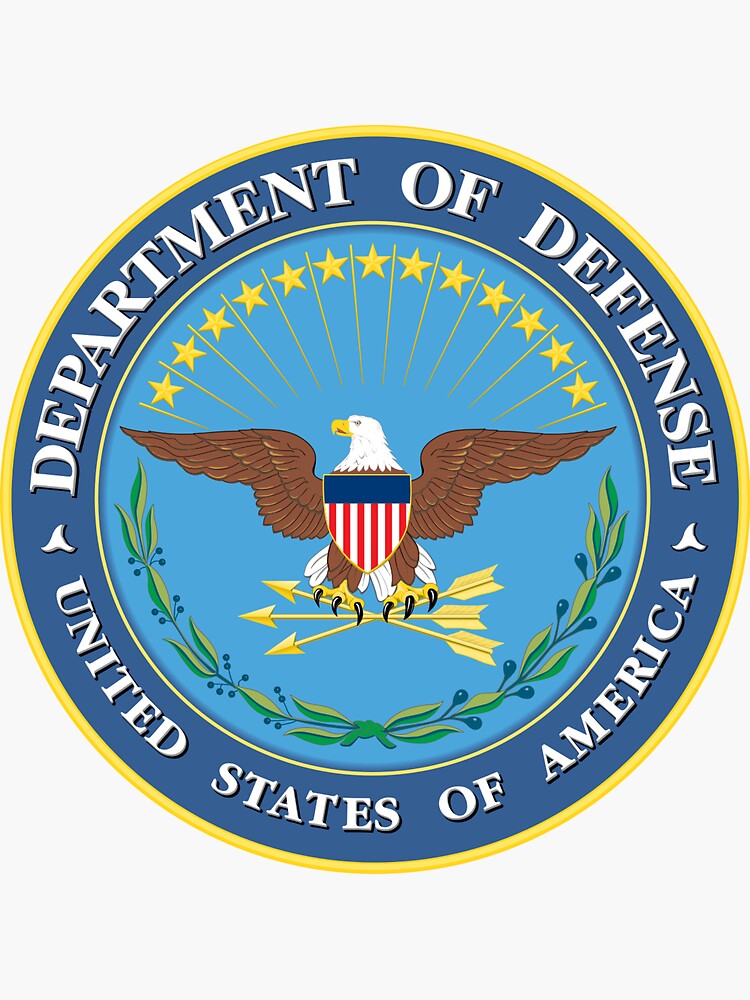 "Department of Defense Logo" Sticker for Sale by taylorownbey | Redbubble