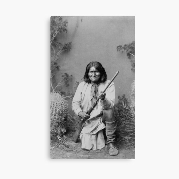 "Historic Iconic Native American Indian Geronimo" Canvas Print by ...