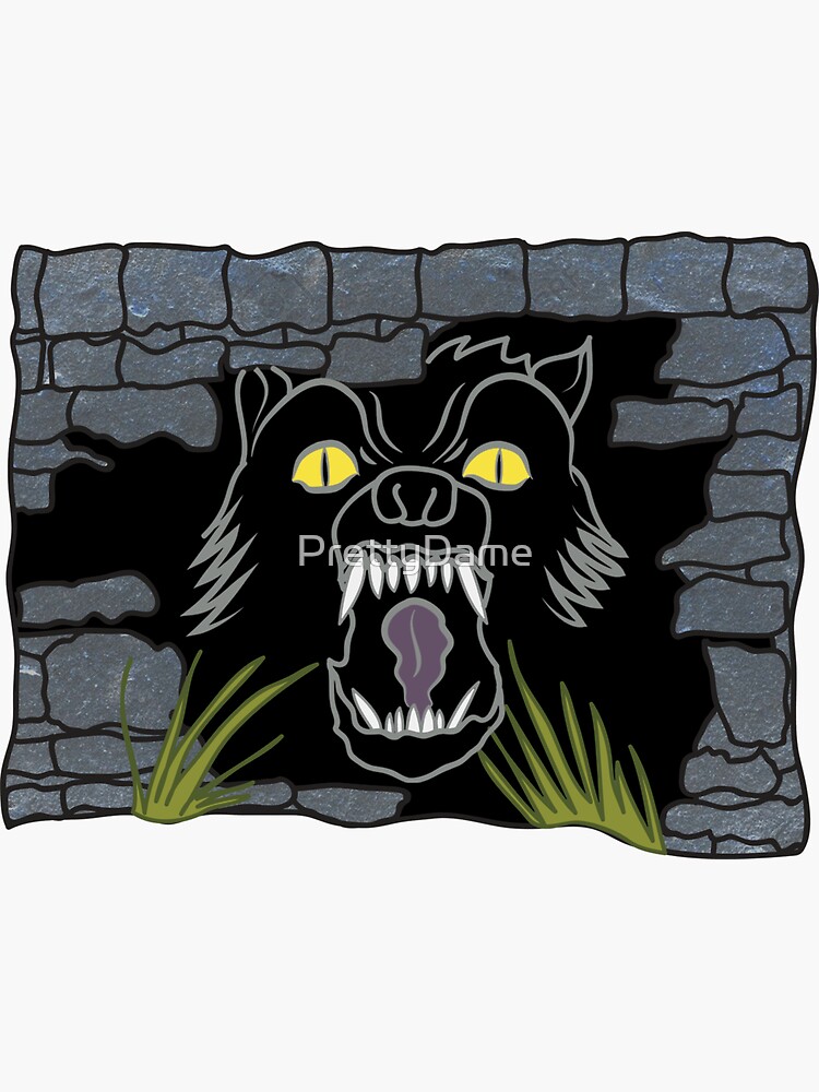 "Gmork" Sticker by PrettyDame | Redbubble