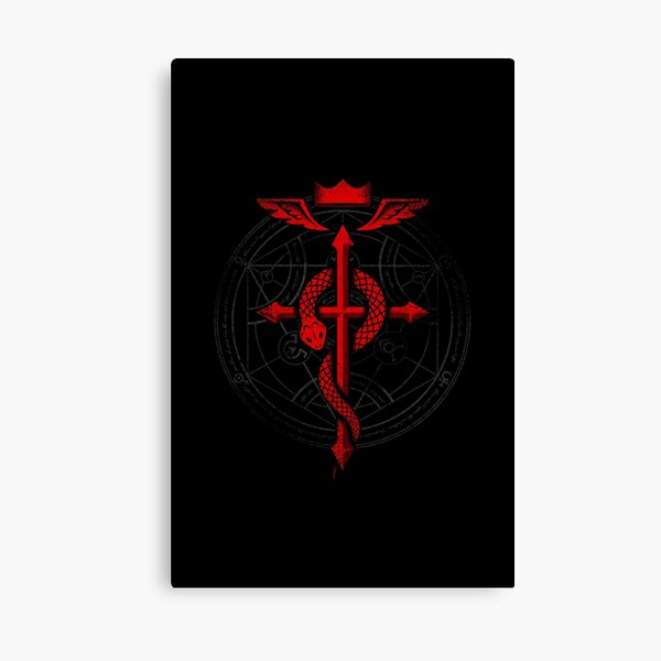 "Fullmetal Alchemist Flamel" Canvas Print for Sale by RevolutionGFX ...