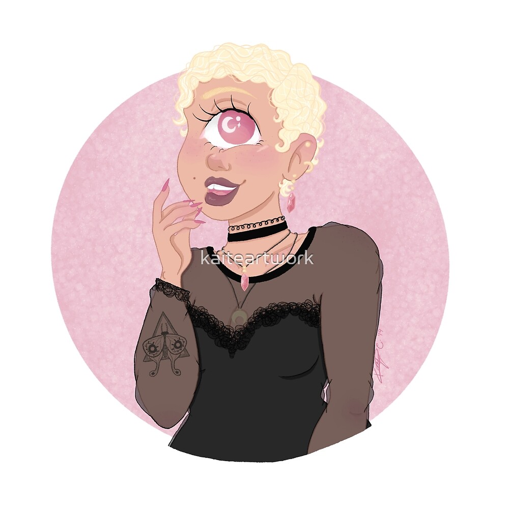 "31 Monster Girls: Goth Cyclops" by kaiteartwork | Redbubble