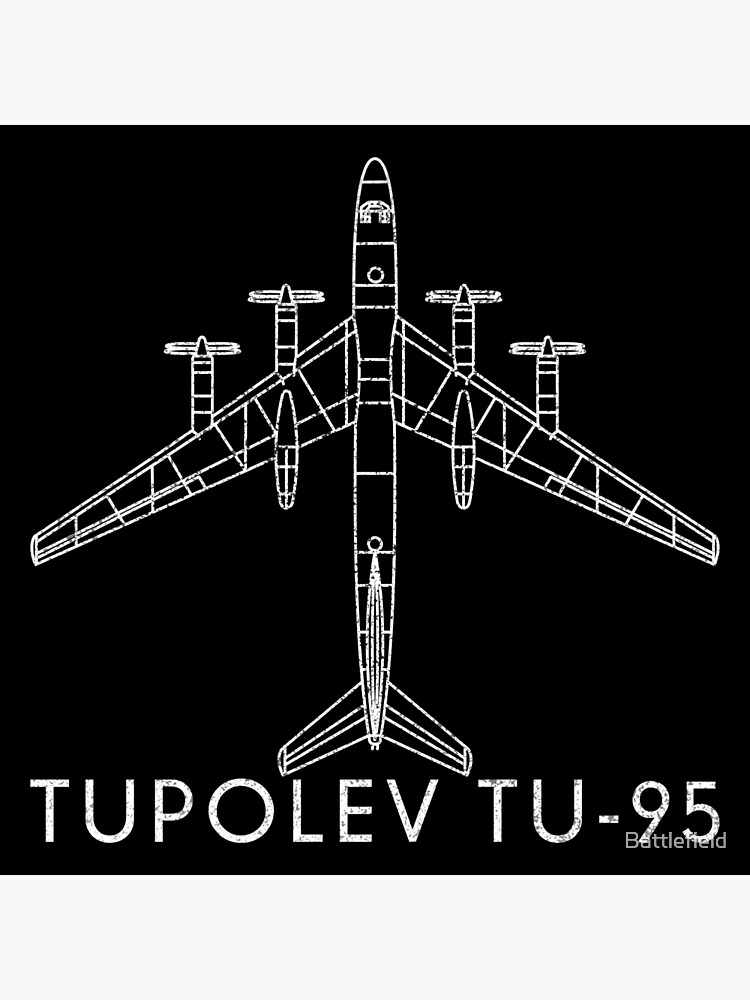 "Tupolev Tu-95 Strategic Bomber Plane Russian Soviet Warplane Gift ...