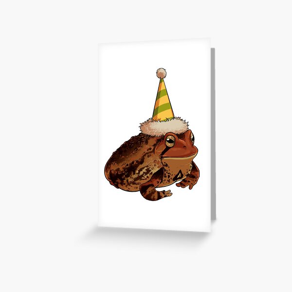 "Party Toad" Greeting Card for Sale by butchblues | Redbubble