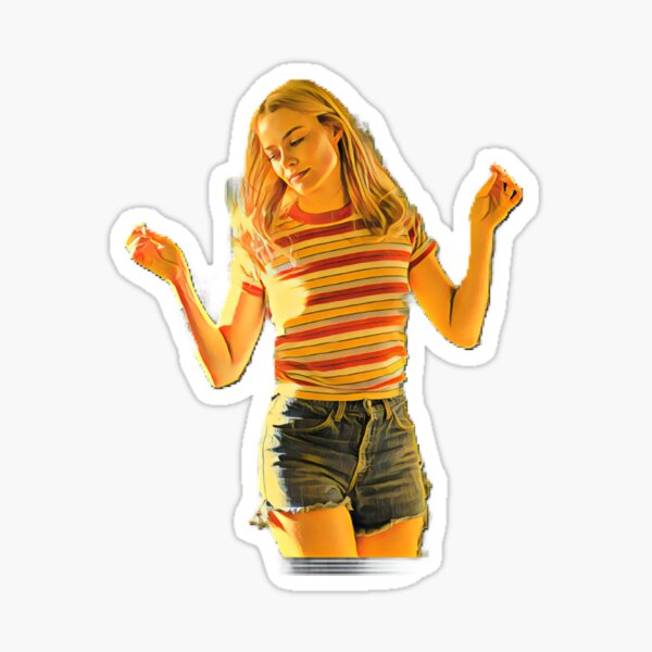 "Margot Robbie/Sharon Tate" Sticker for Sale by Benji2k01 | Redbubble