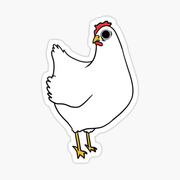 "Witness Chicken" Sticker by TheMageCollege | Redbubble
