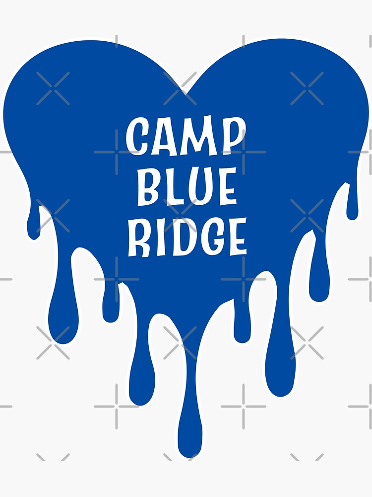 "Camp Blue Ridge Sticker" Sticker for Sale by dddesignsnj | Redbubble
