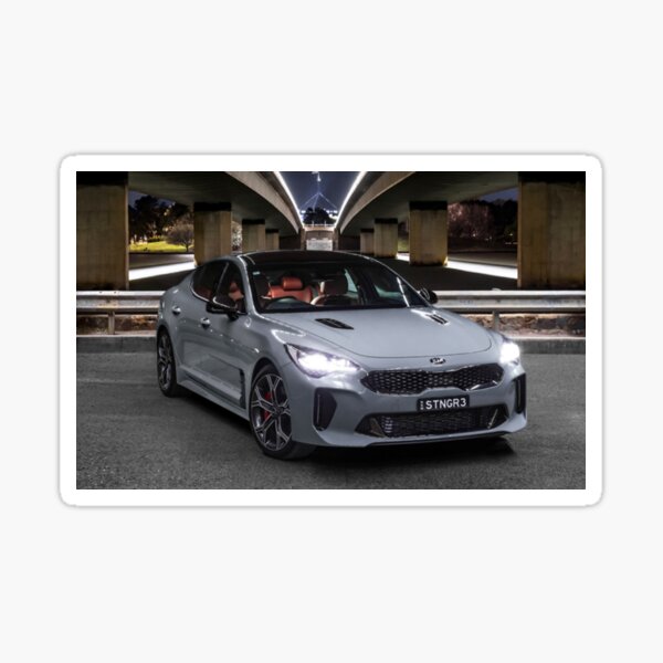 Kia Stinger Gt Stickers | Redbubble