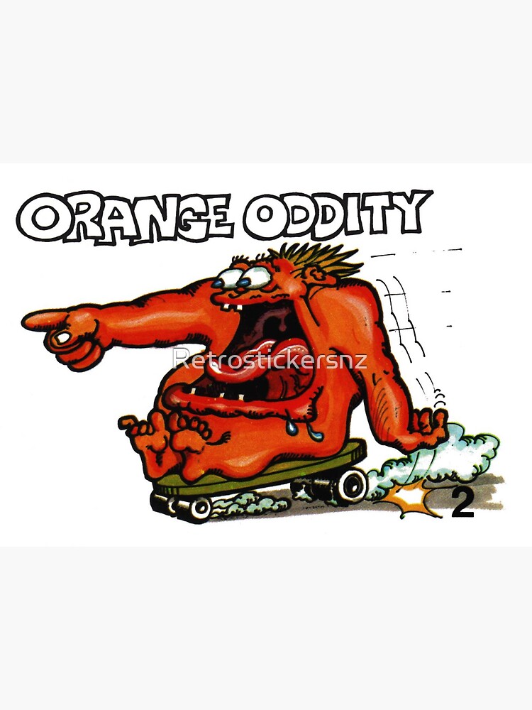 Orange Oddity 2 Mad Hot Rods Allen S Regina New Zealand Sticker