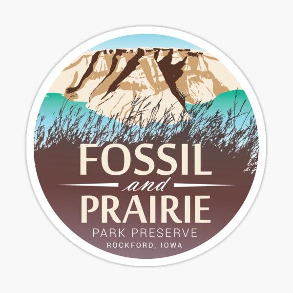 "Fossil and Prairie Park Preserve" Sticker for Sale by NaomiFriend ...