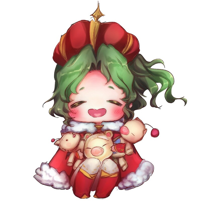 "Terra with Moogle Plushies Chibi" by ladyhero | Redbubble